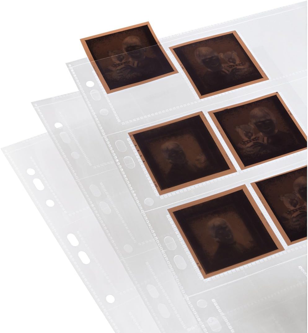 Hama 2038 Negative File Storage Sleeves, each holding 12 single 6 x 6 ...