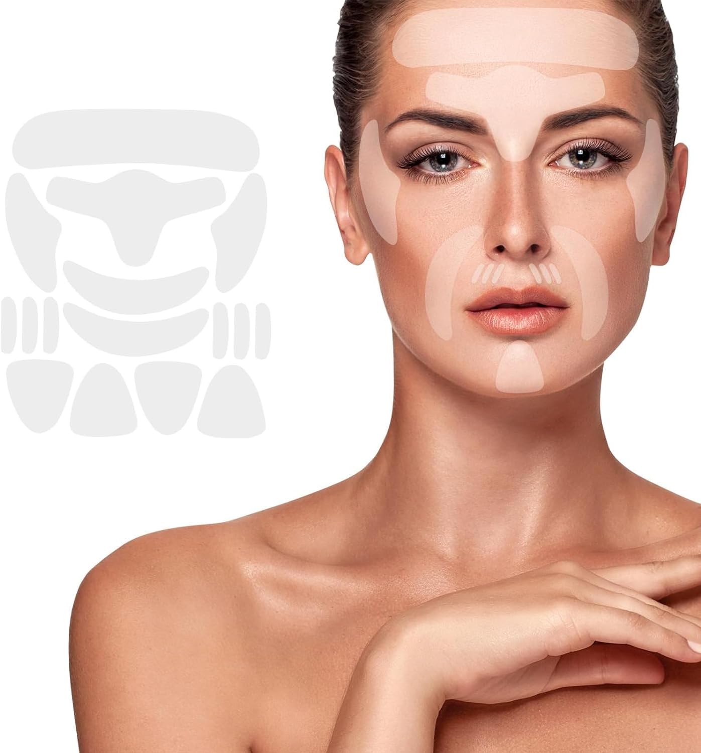 Amazon.com : Cueillo Face Wrinkle Patches - 208 Pcs Face Patches for ...