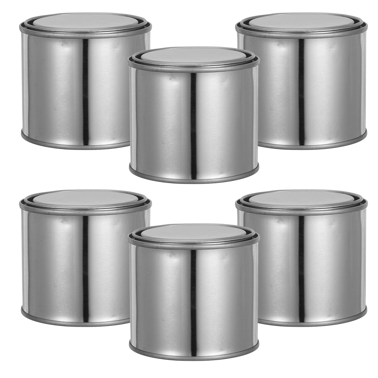 Snapklik.com : 6pcs Iron Paint Can Ink Storage Container For Home Use ...