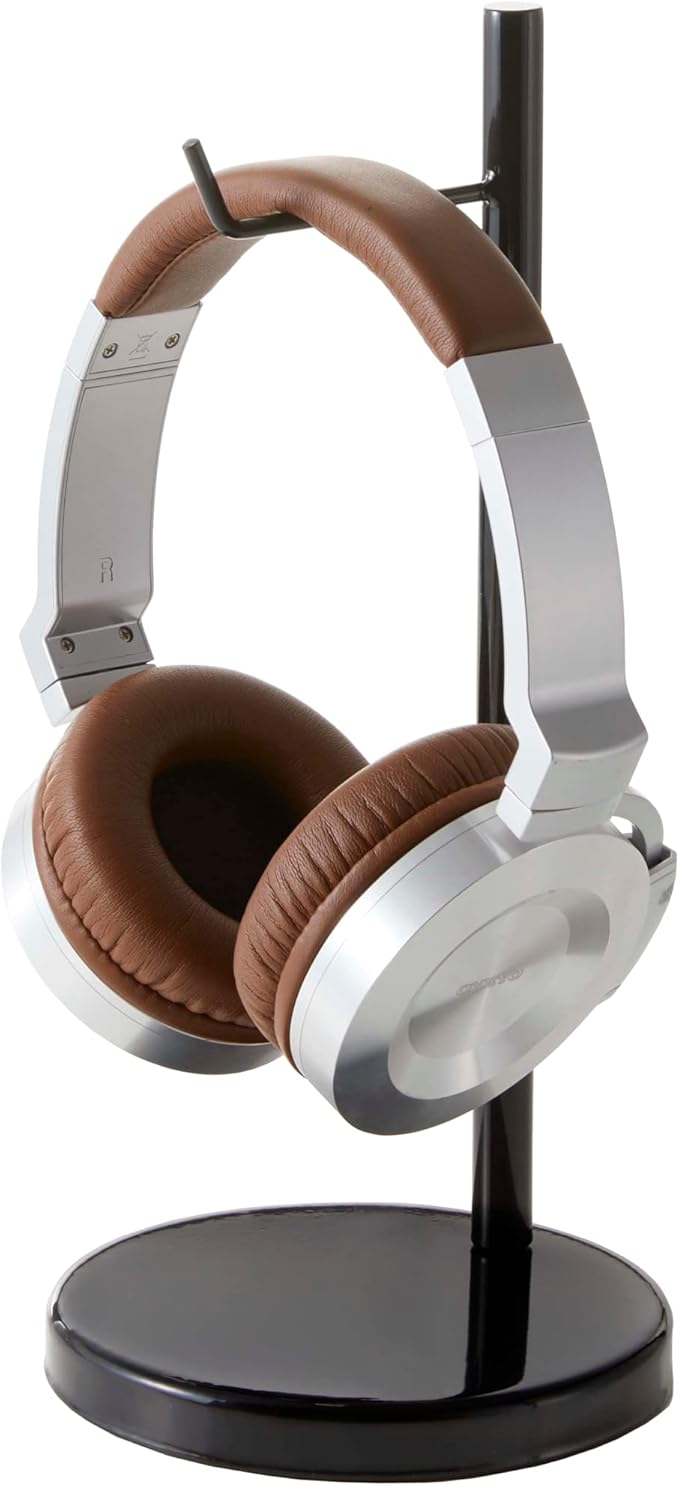 Amazon.com: Yamazaki Home Beautes Office Desk Headphone Stand - Headset ...