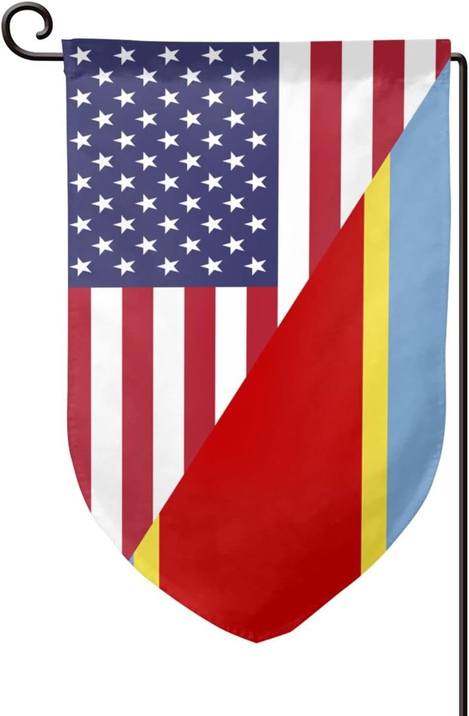 Amazon.com : US Swaziland Friendship Flag Double Sided Outside Décor ...