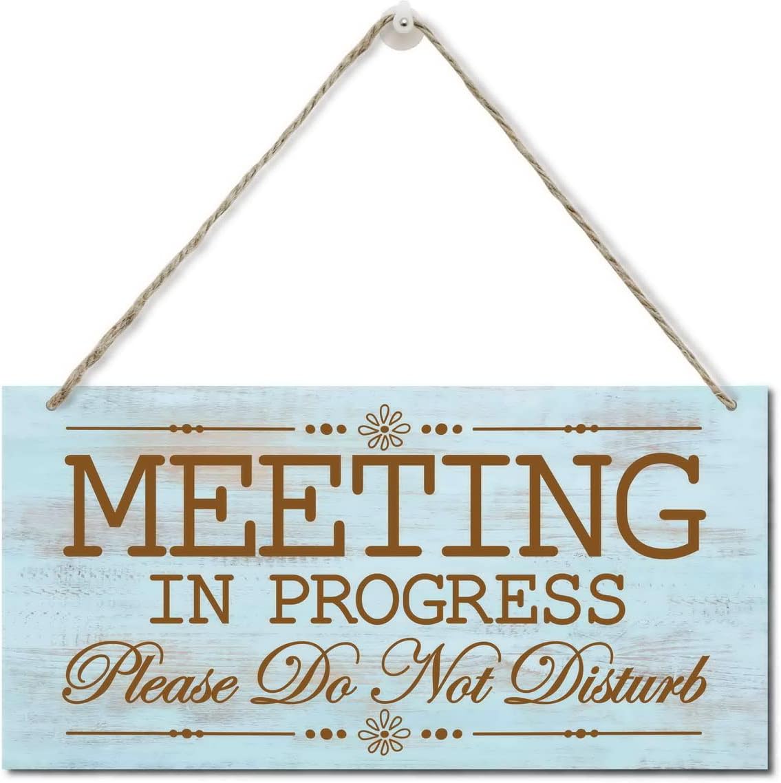 Amazon.com : Zoom Meeting In Progress Please Do Not Disturb Wooden Sign ...