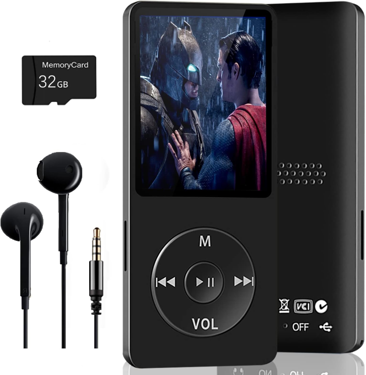 Amazon.com: 32GB Bluetooth MP3 Player, Digital Music Player Running ...