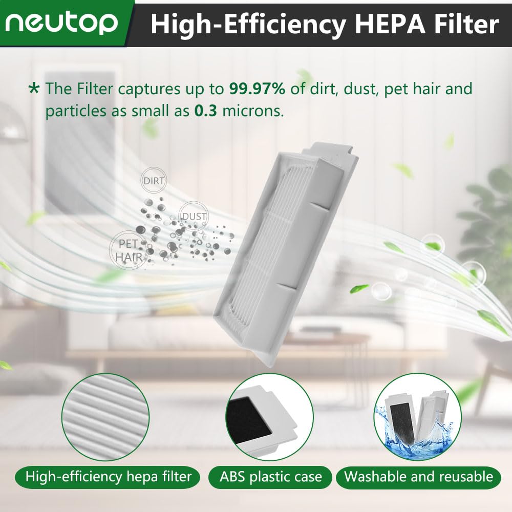 Deebot N30 Neutop Replacement Parts Kit For Ecovacs Omni & N30 Pro Omni ...