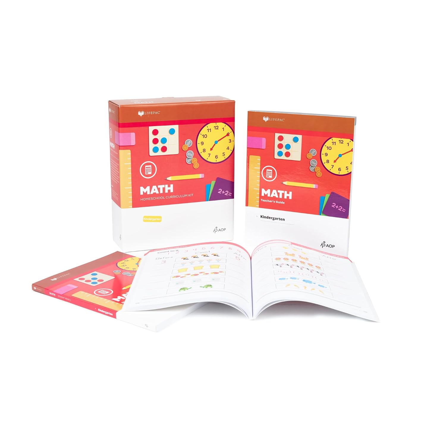 LIFEPAC Kindergarten Math Set: Various: 9780867178388: Amazon.com: Books