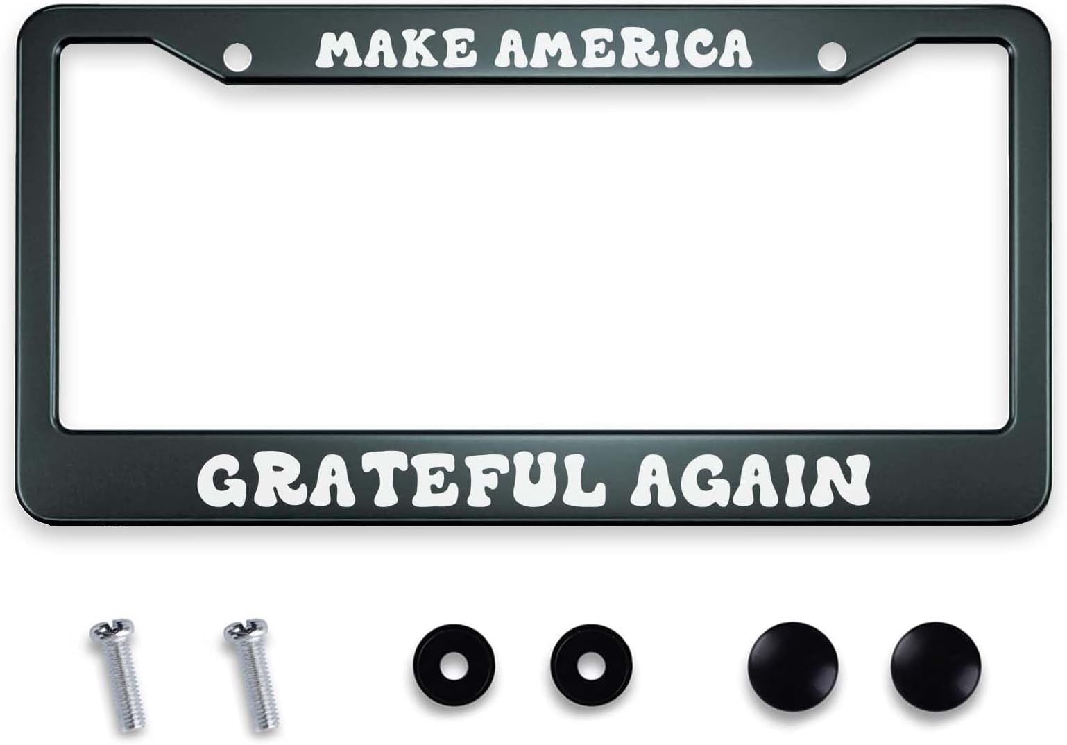 Amazon.com: Have a Grateful Day License Plate Frame Dancing Bears and ...