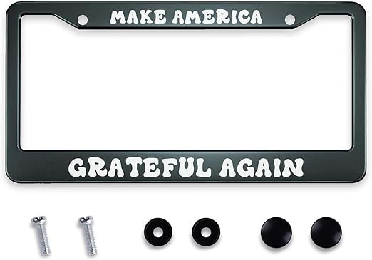 Amazon.com: Smooffly Make America Grateful Again License Plate Frame ...