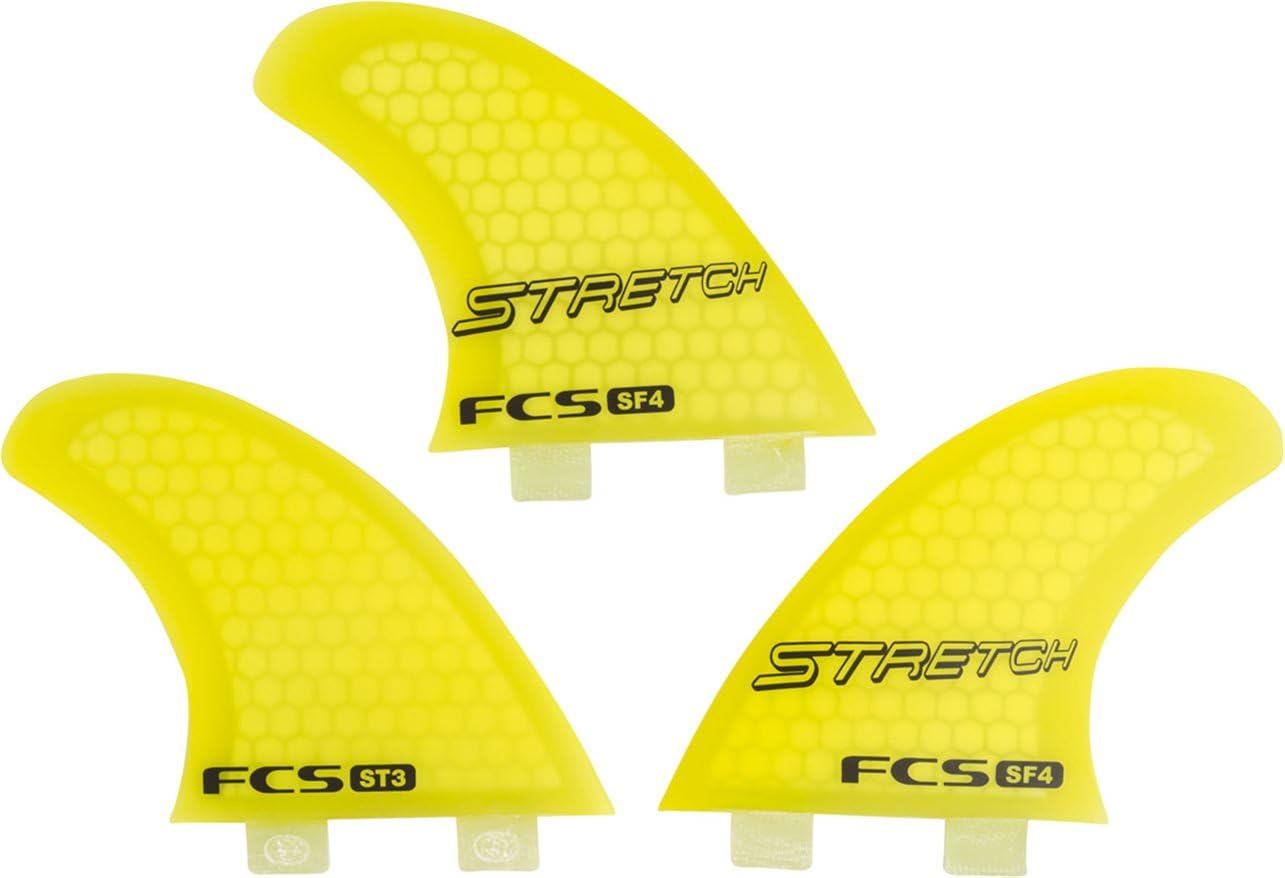 Amazon | FCS(エフシーエス) SF4 ST3 Stretch PC トライクワッドフィン (5枚) セット M | FCS | ボードフィン