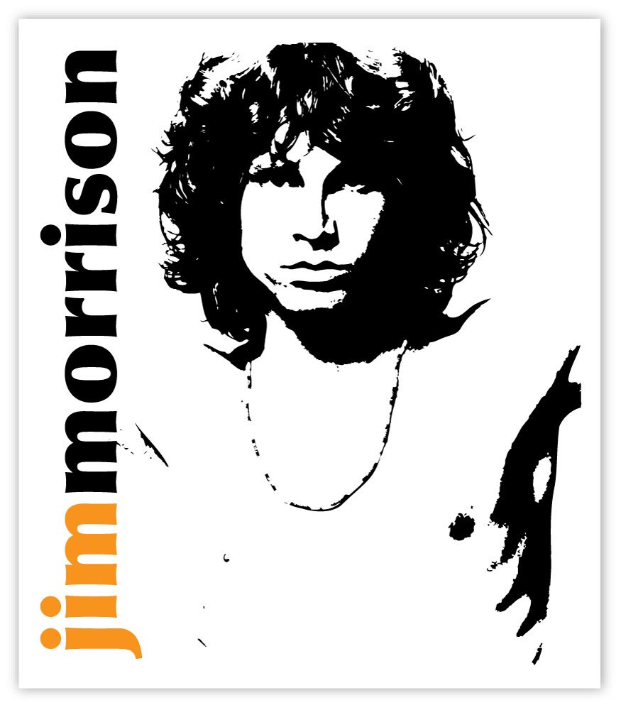 Amazon.com: JIM MORRISON THE DOORS sticker decal 4" x 5" : Sports ...