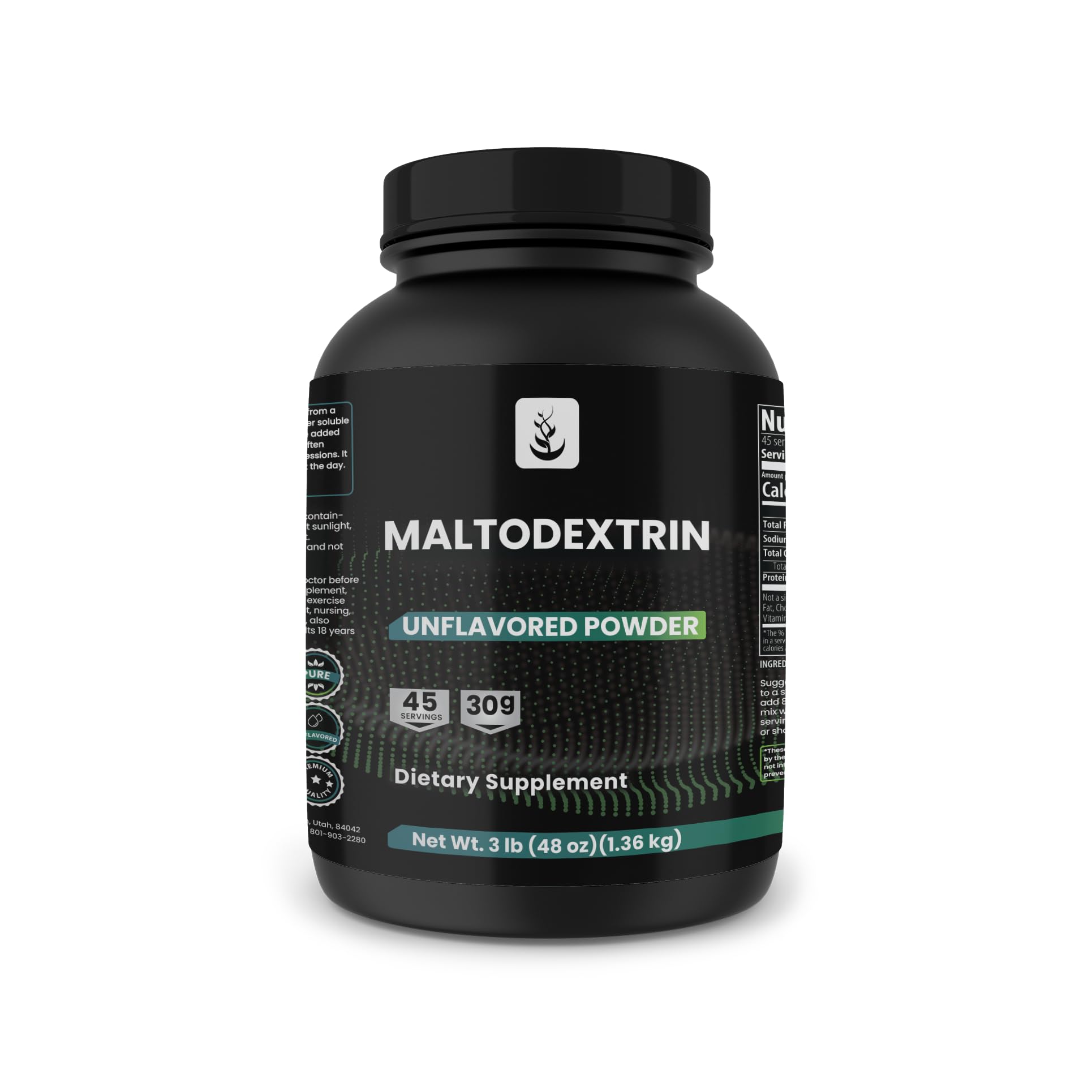 Amazon.com: PURE ORIGINAL INGREDIENTS Maltodextrin, 3 lb, No Magnesium ...