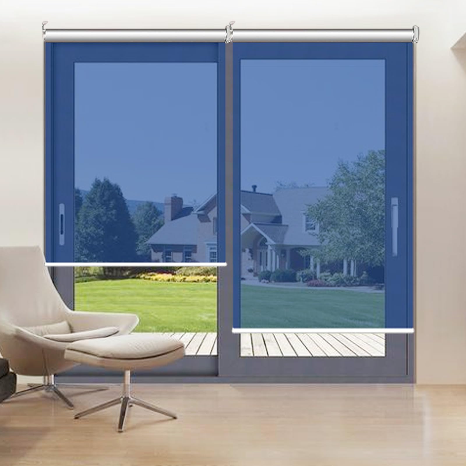 Amazon.com: Thermal Insulation Curtain Pull Down Window Tinting ...