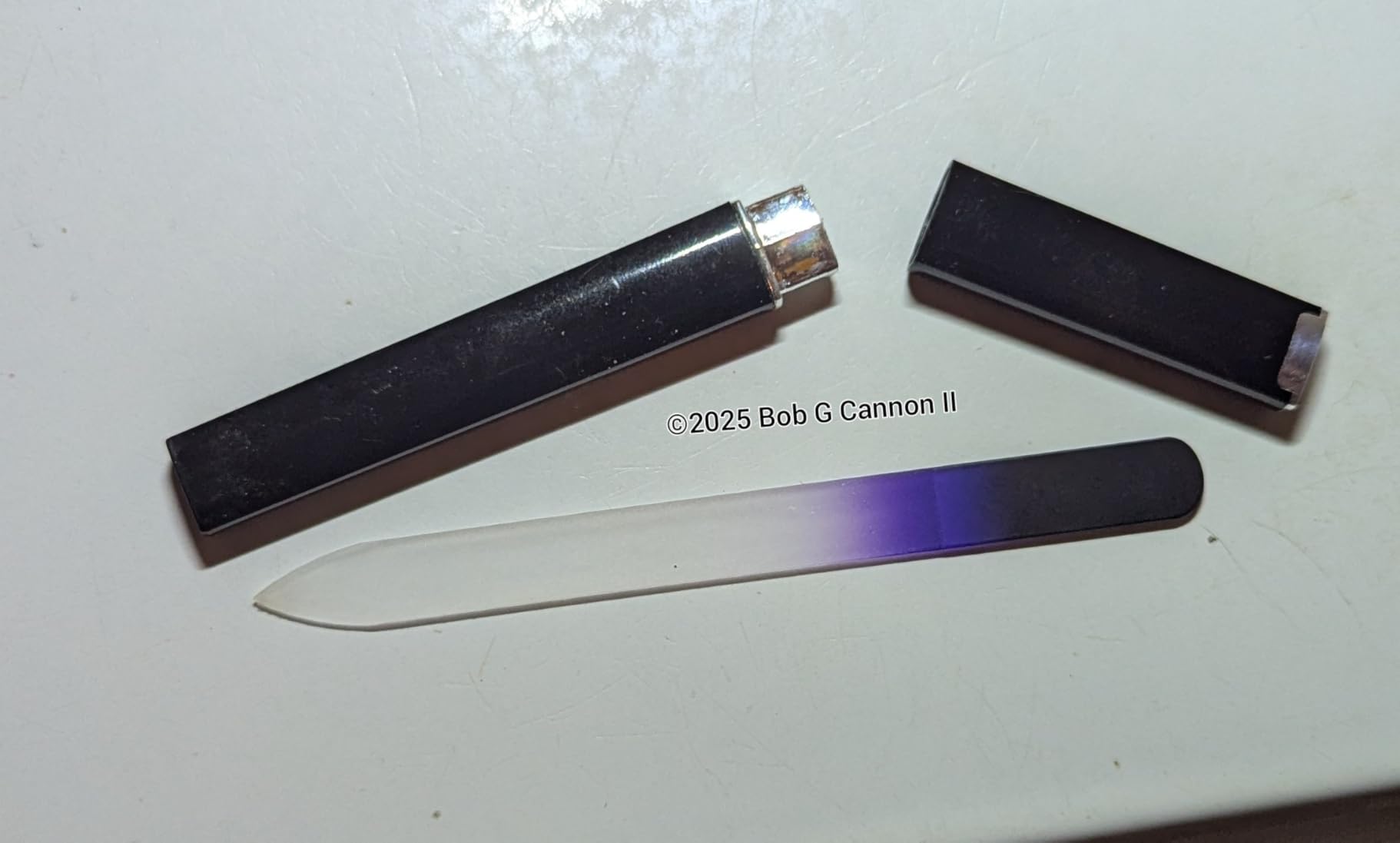 Amazon.com : 2-Pack Glass Nail File 2mm Thickness Crystal Files with ...