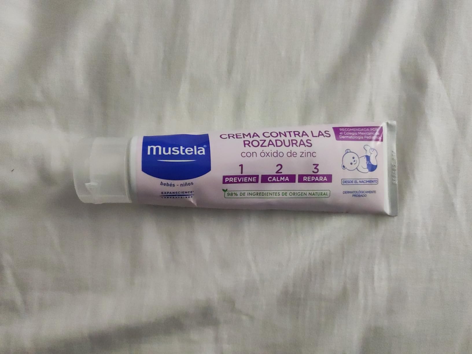 Mustela, Crema Contra las Rozaduras para Bebé 123, 108g : Amazon.com.mx ...