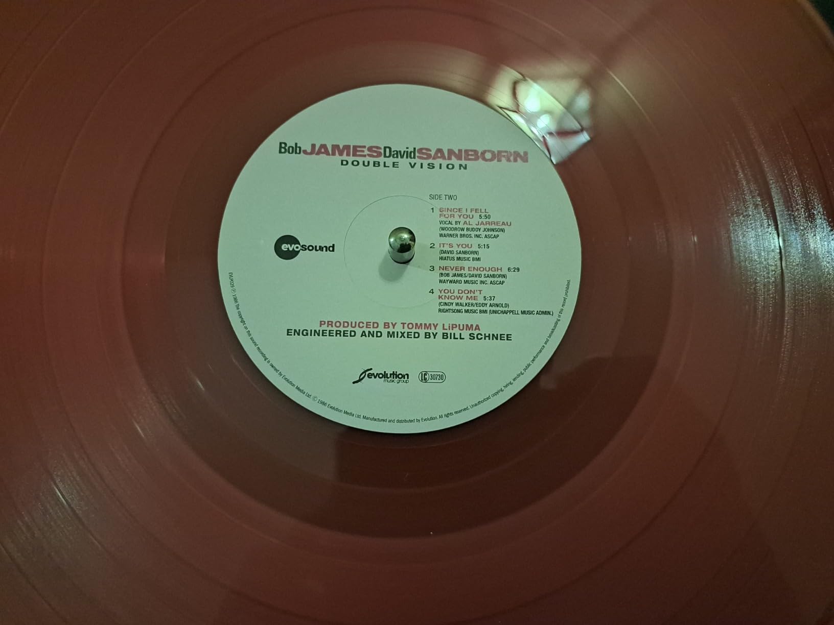 Amazon.com: Double Vision - Transparent Red: CDs & Vinyl