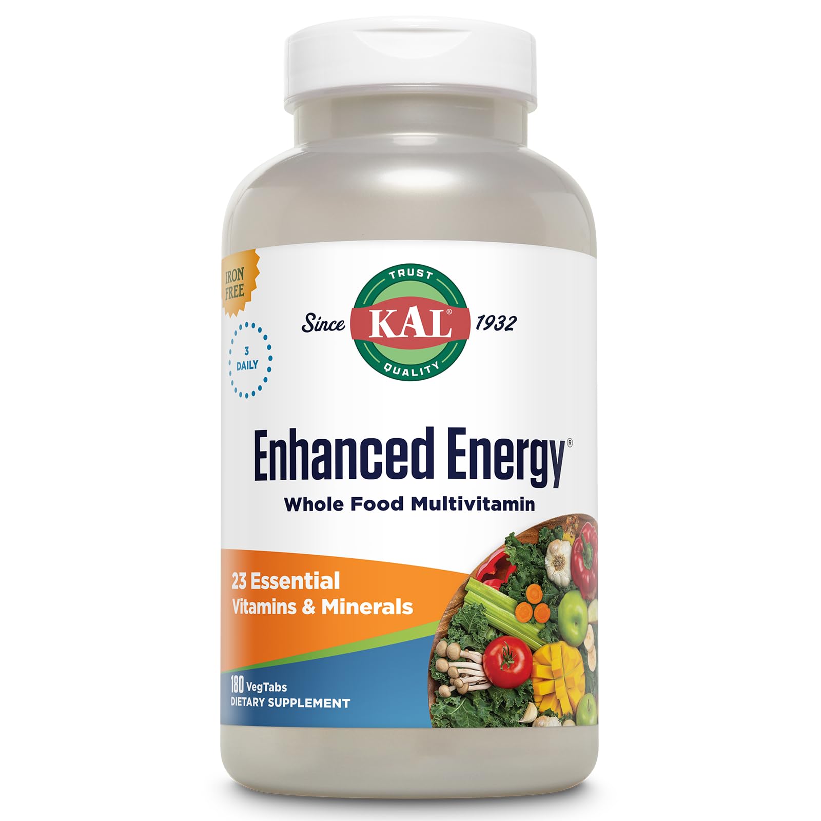 Snapklik.com : KAL Enhanced Energy Multivitamin Whole Food Based ...