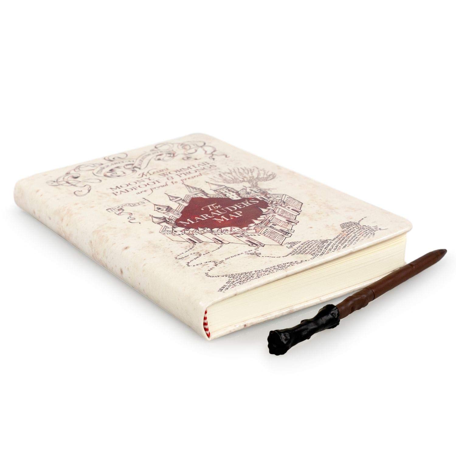 Harry Potter Marauder's Map Notebook & Harry's Wand Pen Set | Harry ...