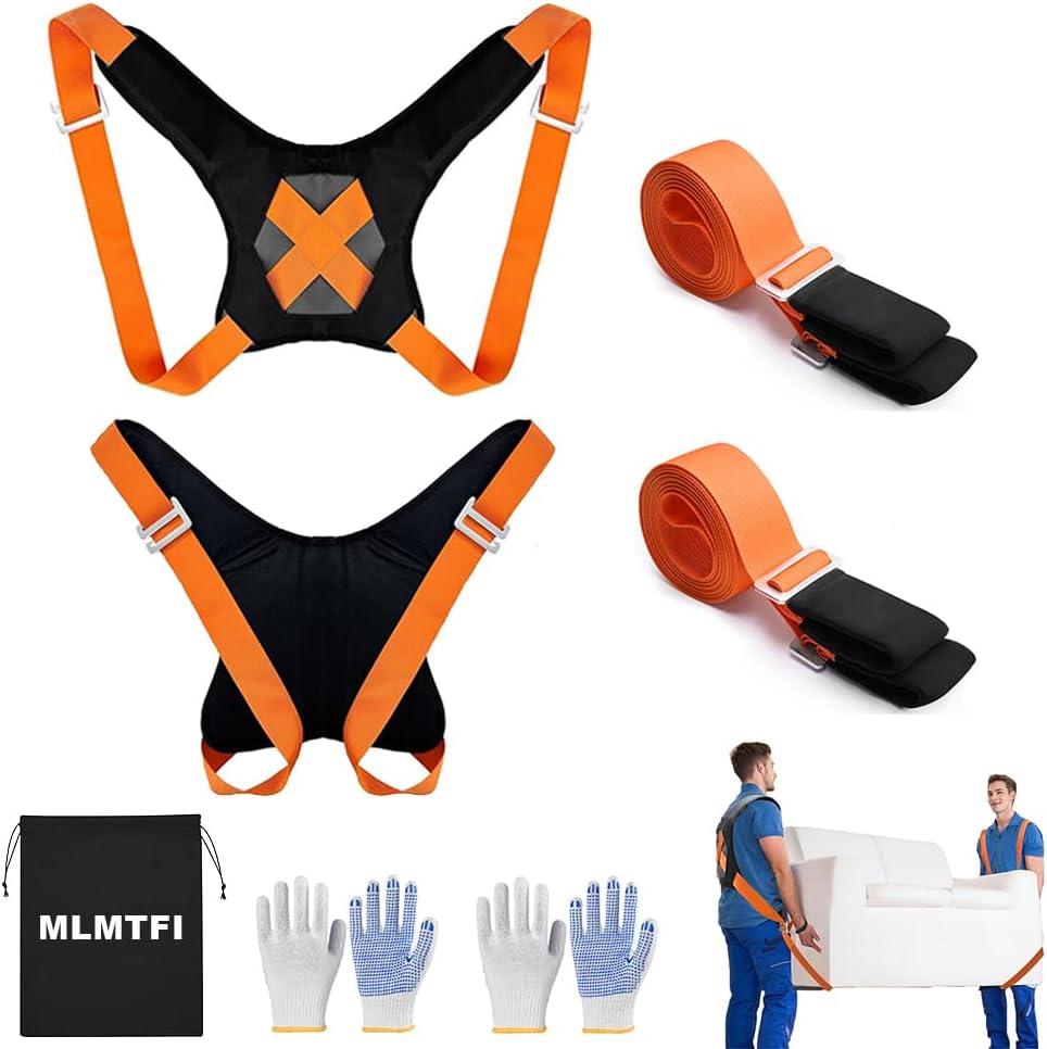 Amazon.com: MLMTFI Moving Straps, 2-Person Lifting and Moving System ...