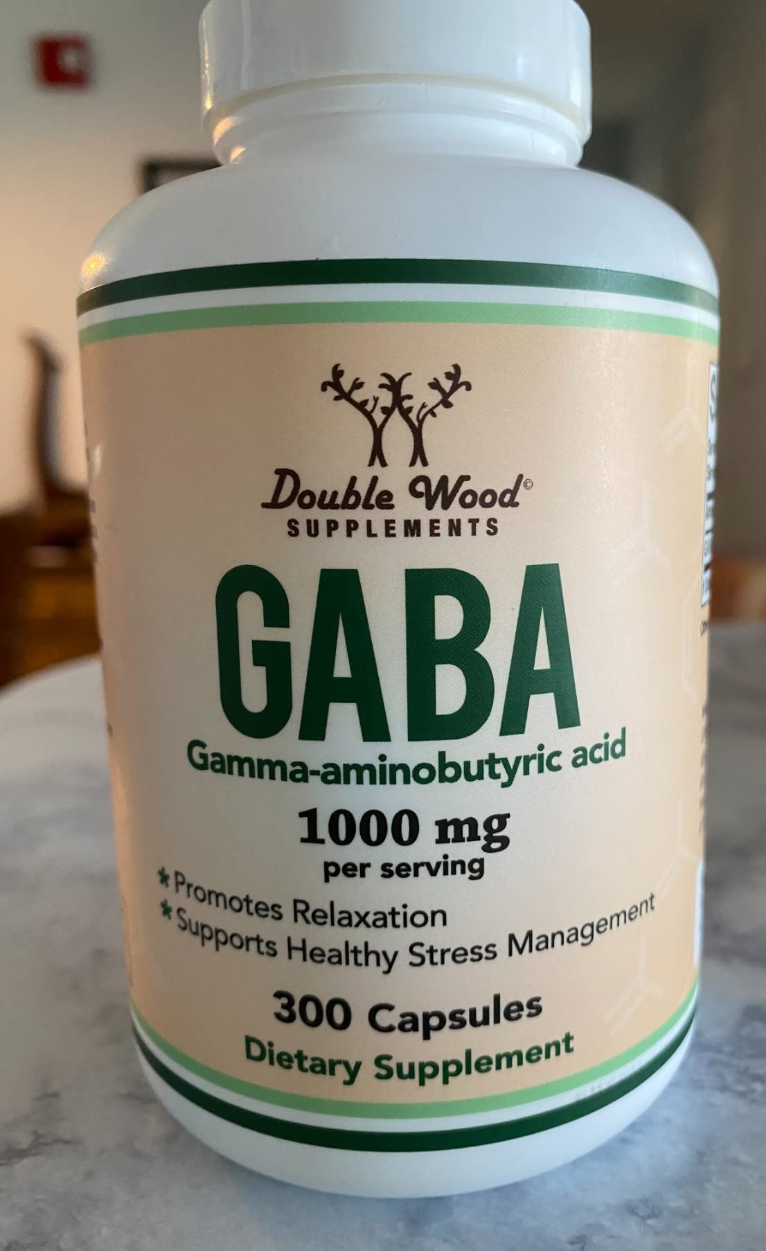 Amazon.com: GABA Supplement (300 Capsules, 1,000mg per Serving ...