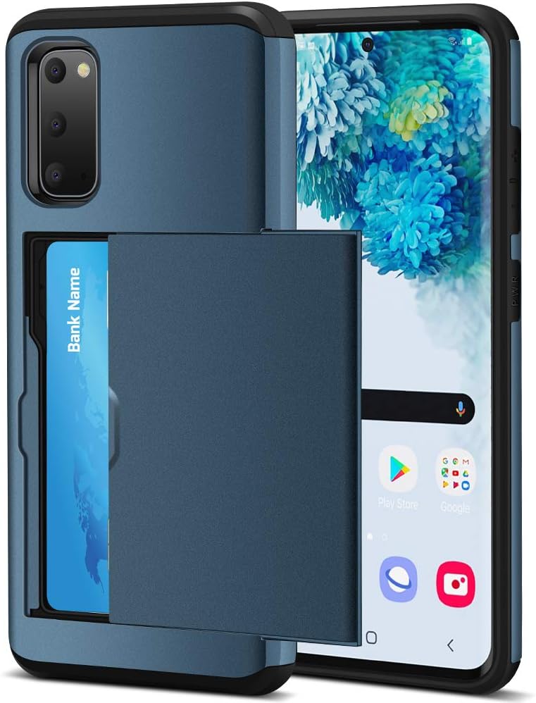 Amazon.com: Jiunai Galaxy S20 Case, [NOT for S20 FE] Wallet Case Credit Card Holder IDs License ...