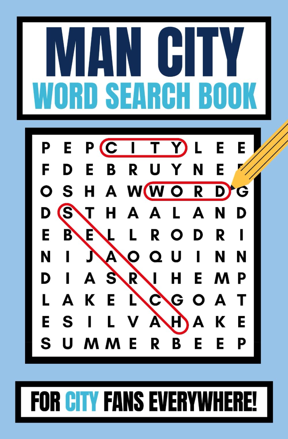 Man City Word Search Book: For City Fans Everywhere!: Amazon.co.uk ...