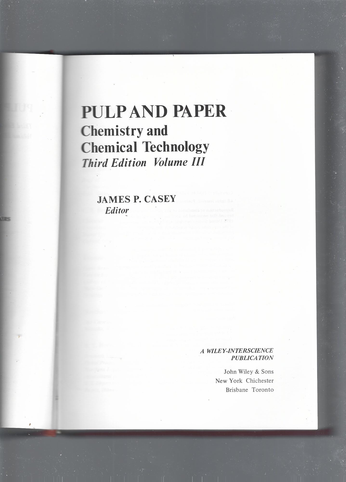 Amazon.com: Pulp and Paper: Chemistry and Chemical Technology, Volume 1 ...