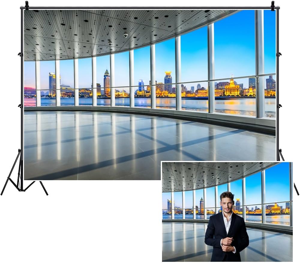 Amazon.com : TTQYFNM 9x6ft Business Office Window Backdrop French ...