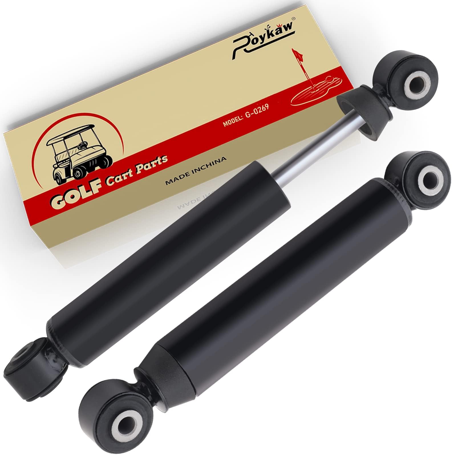 Amazon.com: Roykaw Golf Cart Rear Shock Absorbers Kit for EZGO RXV 2008 ...