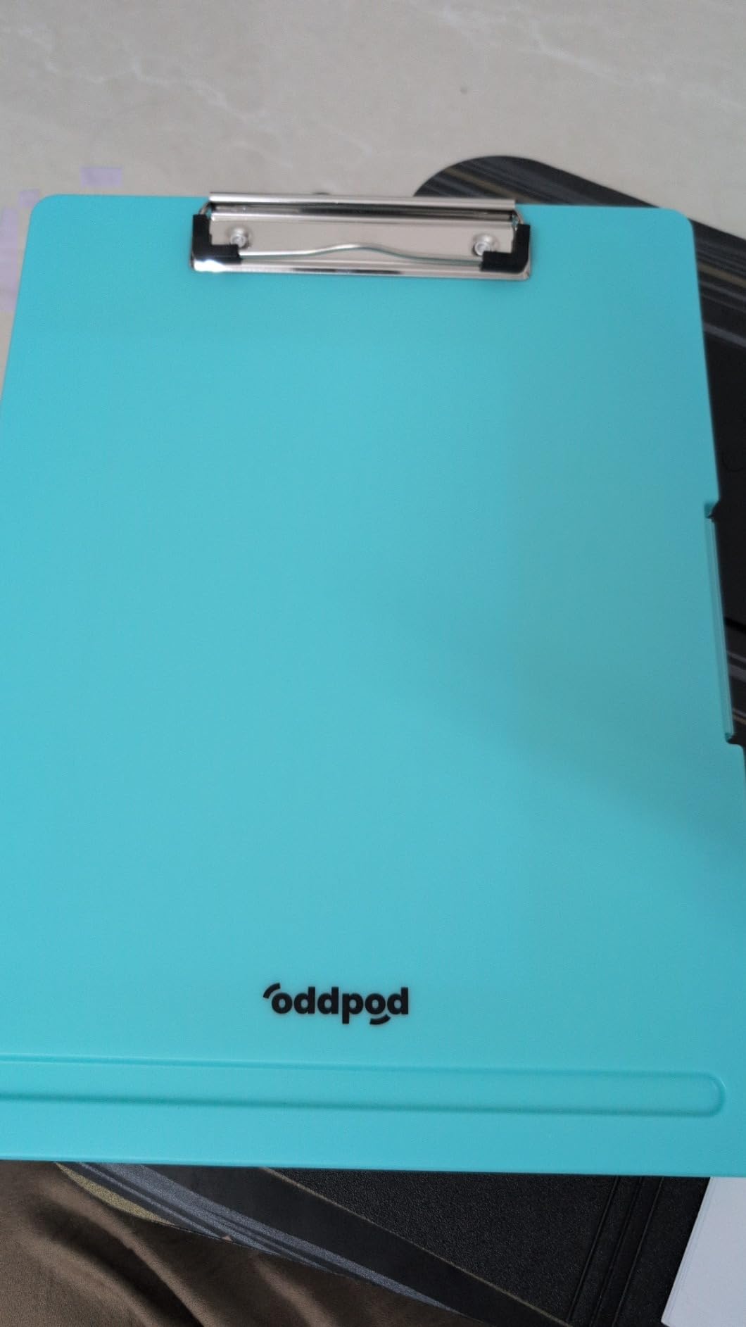oddpod™ Sleek A4 Clip Pad with Side-Opening/Clipboard with Storage Case ...