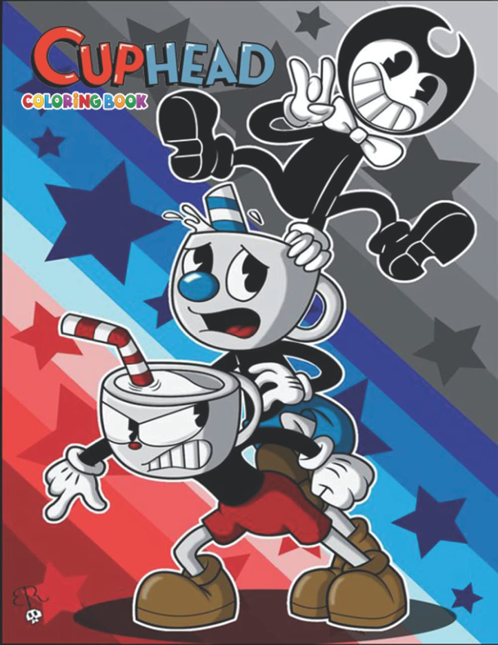 Cuphead Coloring Book 50 Cuphead Colouring Pages For Kids And Adults ...