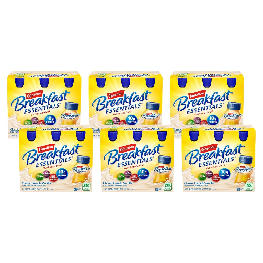 Carnation Breakfast Essentials Ready To Drink Classic French Vanilla 8 ...