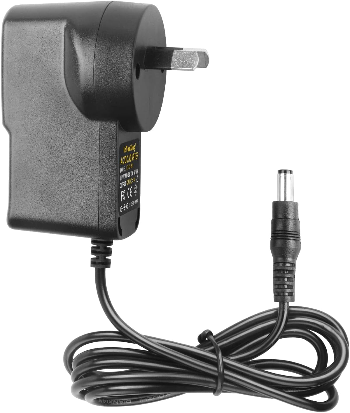 12V 1A 12W 1.5M Long Power Supply Adapter, AC DC Switching Adapter ...