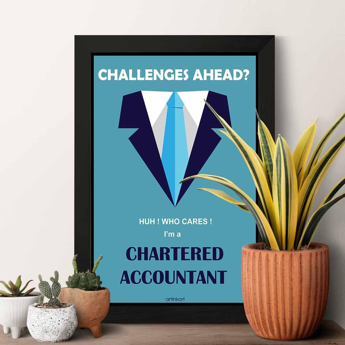 ArtinKart- CA Chartered Accountant Poster for Room Office Home ...