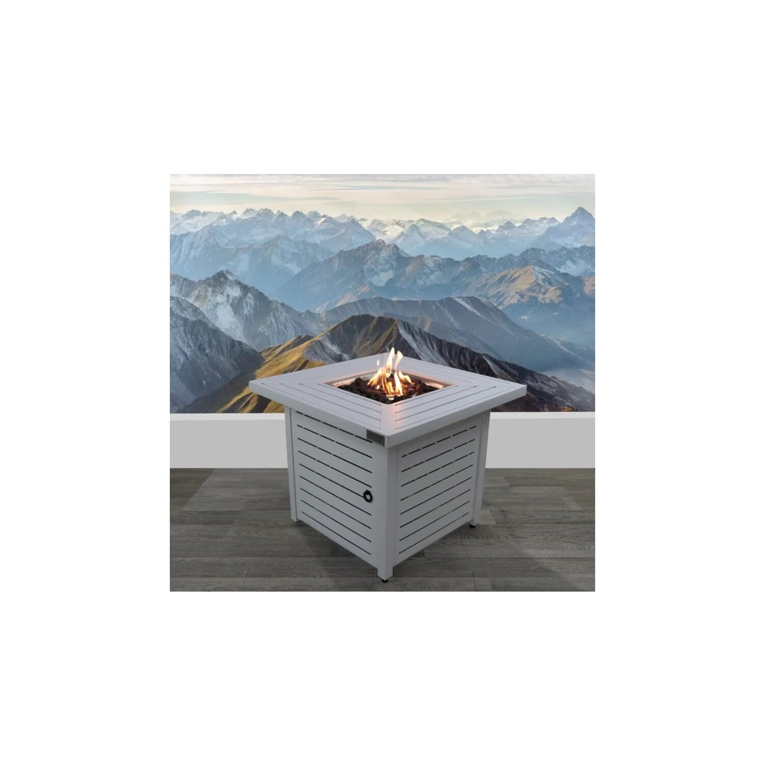 Amazon.com : Century Modern 25'' H x 30'' W Steel Outdoor Fire Pit ...