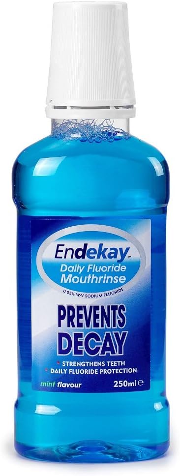 Endekay Fluoride Mouthrinse Daily 250ml : Amazon.co.uk: Health ...