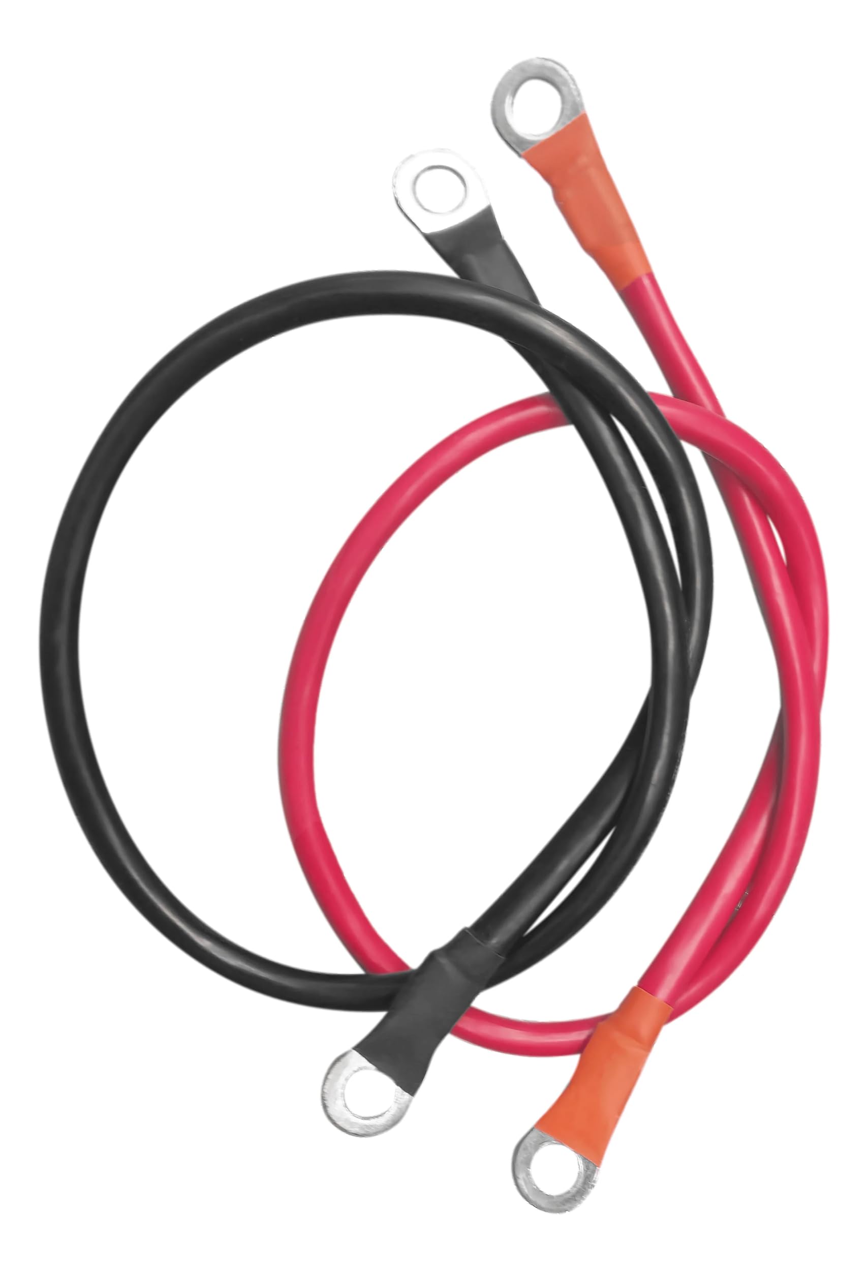 Amazon.com: 6AWG 8AWG Red + Black, 1.5Ft Each 100% Pure Copper Battery ...