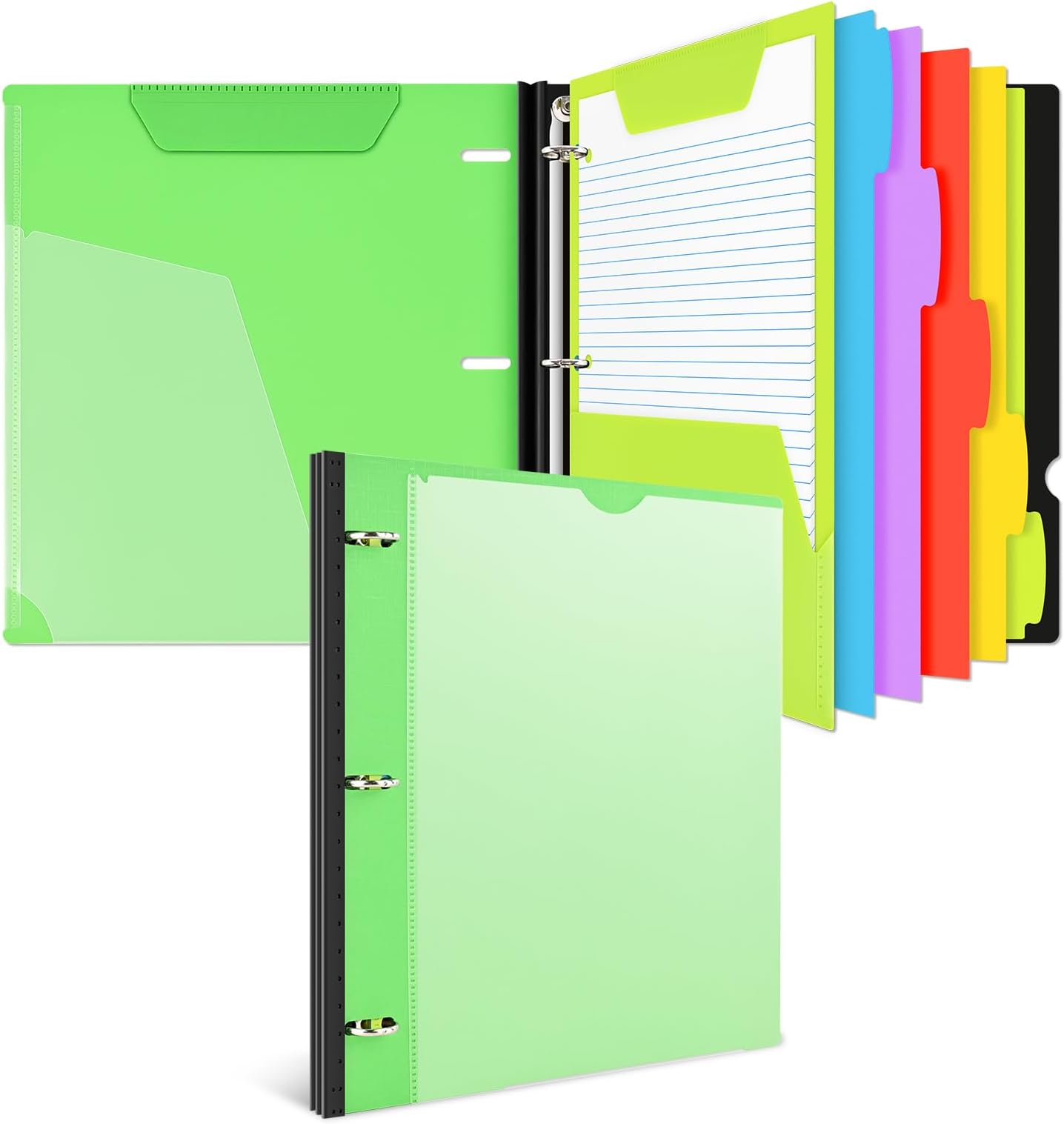 Amazon.com : INFUN All-in-one Telescoping Binder Notebook ，Refillable 3 ...