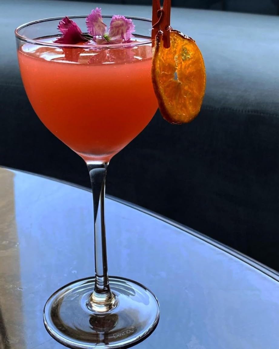 Buy Devnow Gatsby Nick & Nora Glass Set of 4, 190ml Online at Low Prices in India - Amazon.in