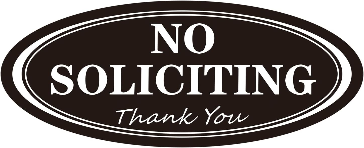 Amazon.com: Maoerzai No Soliciting Sign for House, No Soliciting Yard ...