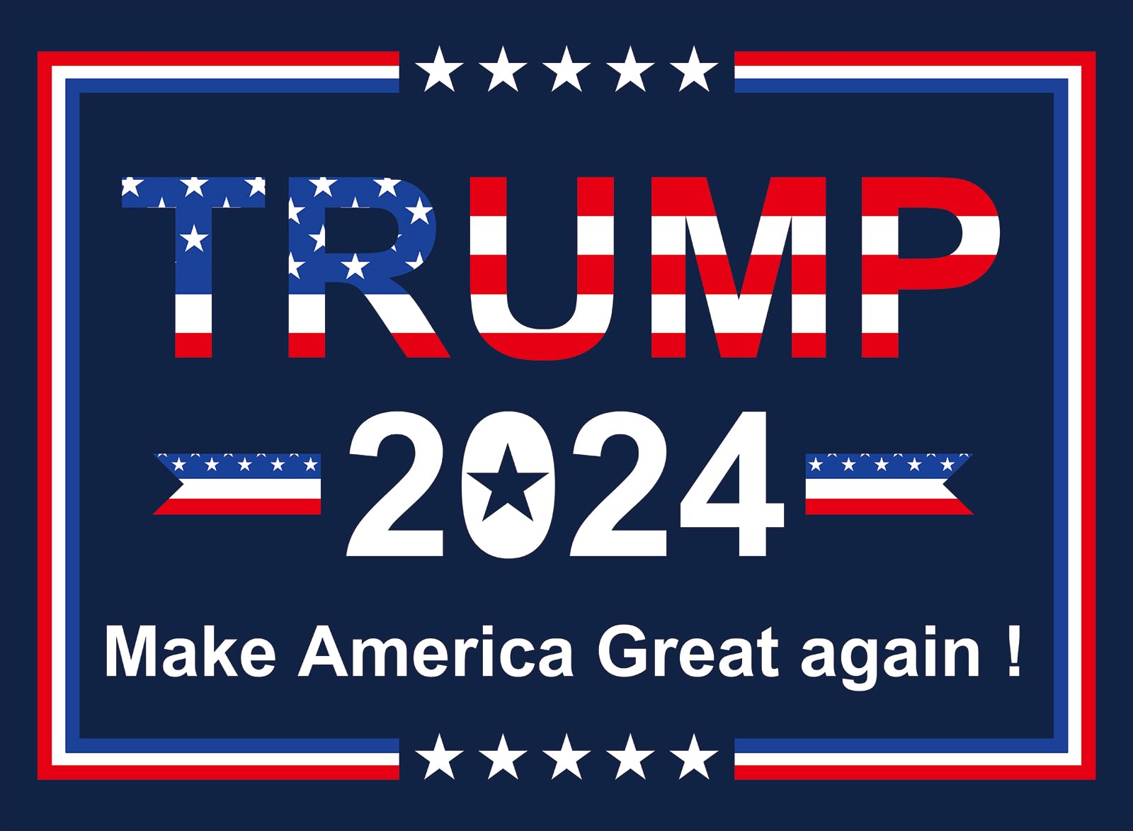 Snapklik.com : Emopeak 2024 Trump Yard Signs, 18" X 12" Trump 2024 Yard ...