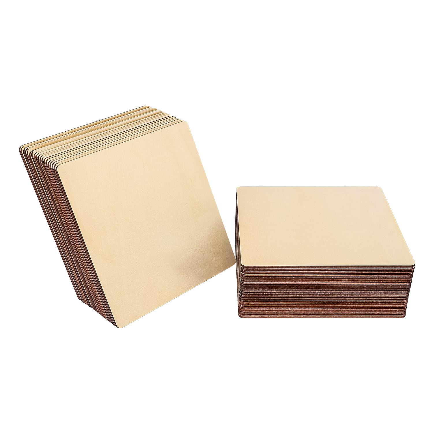 Amazon.com: kukmakri 60 PCS Unfinished Wood Squares - 8 x 8 Inch Craft ...
