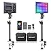 Amazon.com : Neewer Dimmable 176 LED Video Light Lighting Kit: 176 LED ...