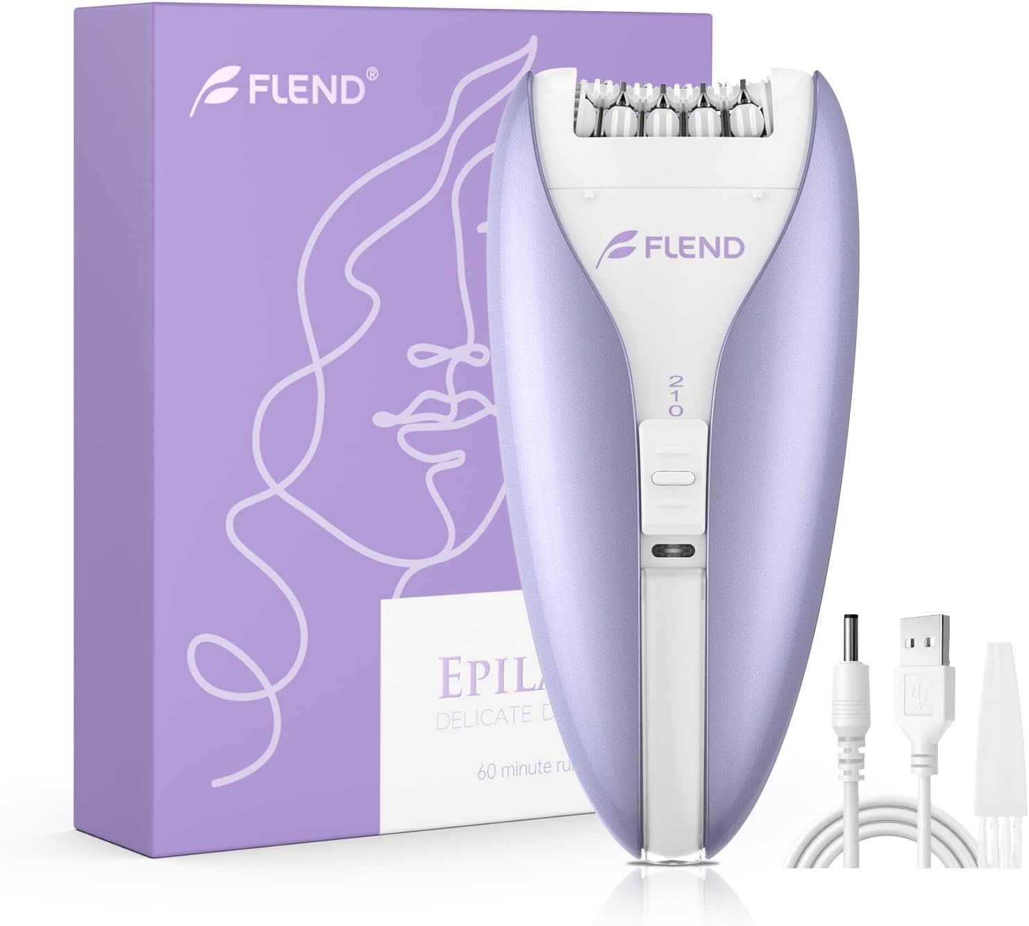 Amazon.com : Smooth Glide Epilator for Women Facial Hair, Portable ...