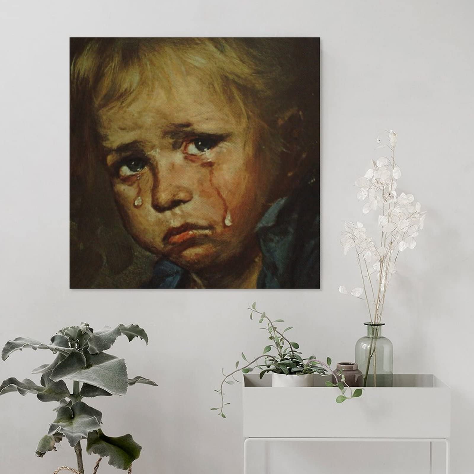 Crying Child Painting