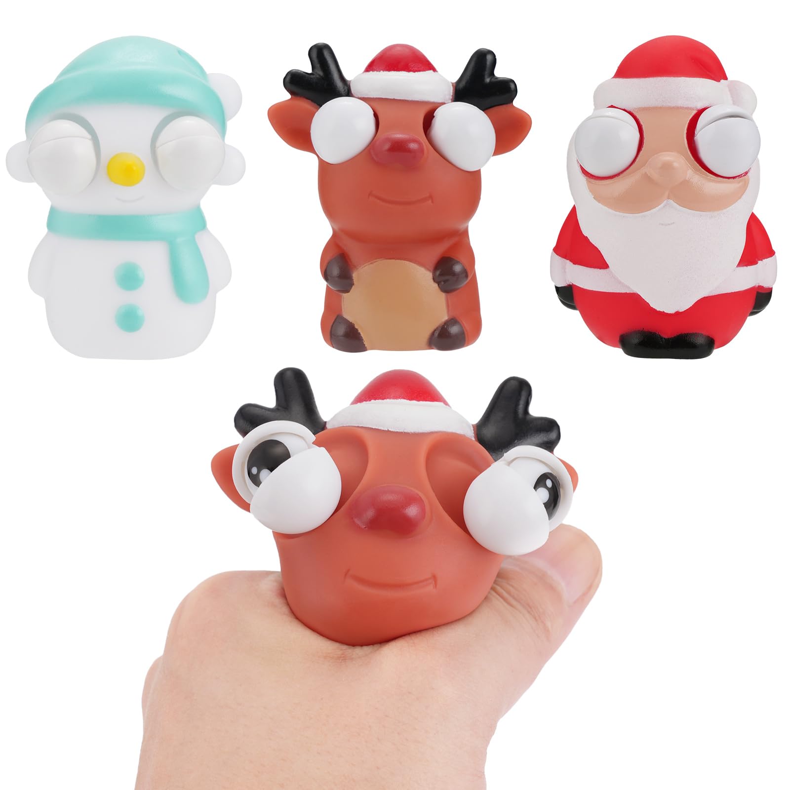 Amazon.com: 3PCS Christmas Squeeze Pop Out Eye Toys for Girls Boys ...