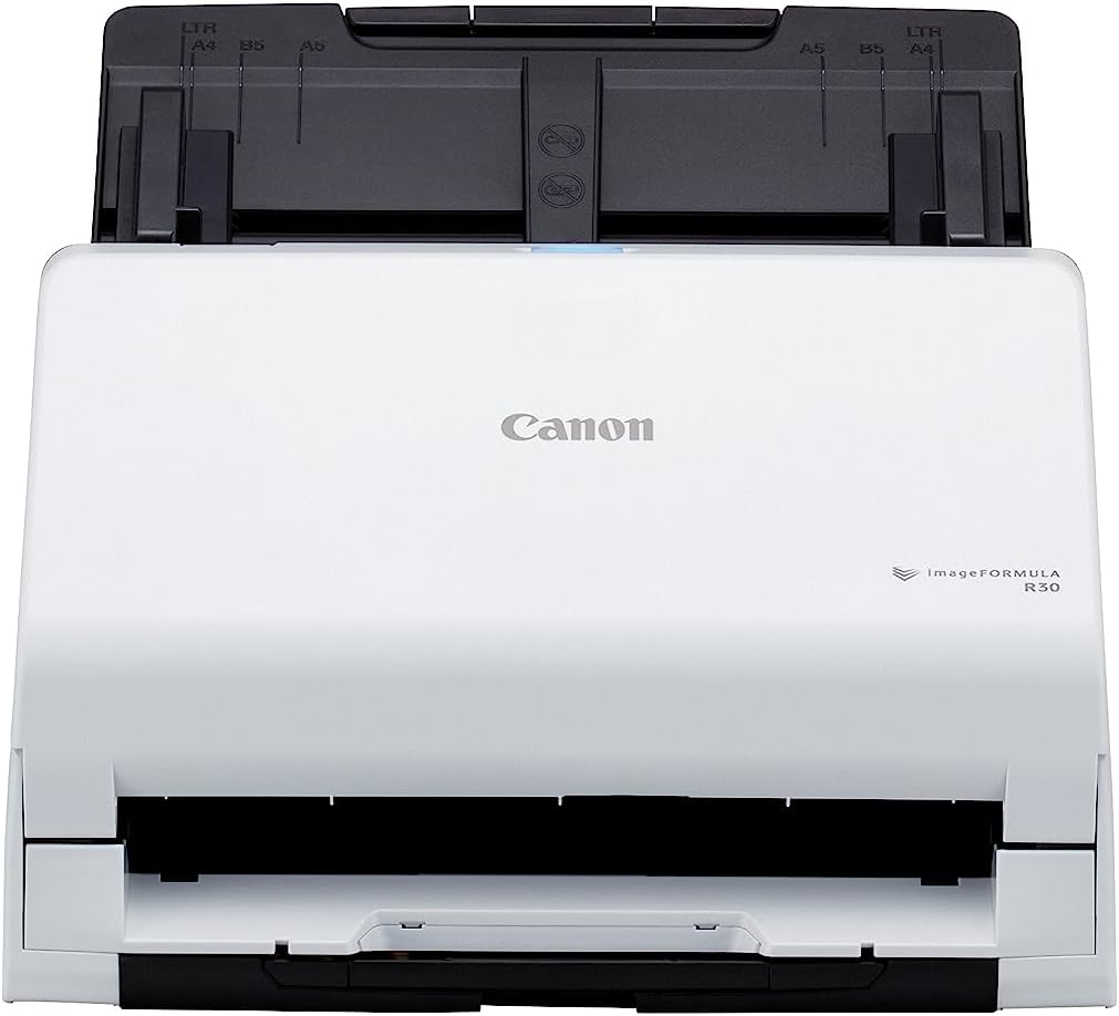 Canon imageFORMULA R30 Document Scanner | Double-sided Scanning with ...