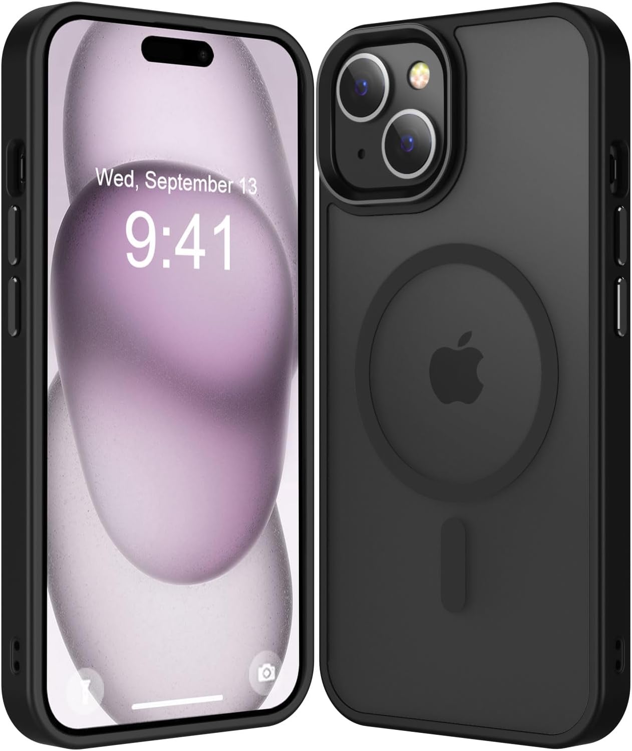 Amazon.com: JETech Magnetic Case for iPhone 15 6.1-Inch Compatible with ...
