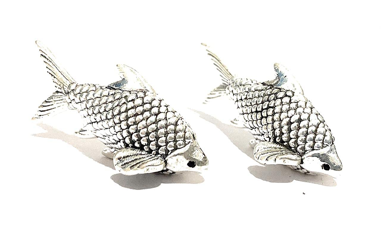 Buy Pure Solid Silver Fish/Chandi ki Machli/Fish for Astrological and ...