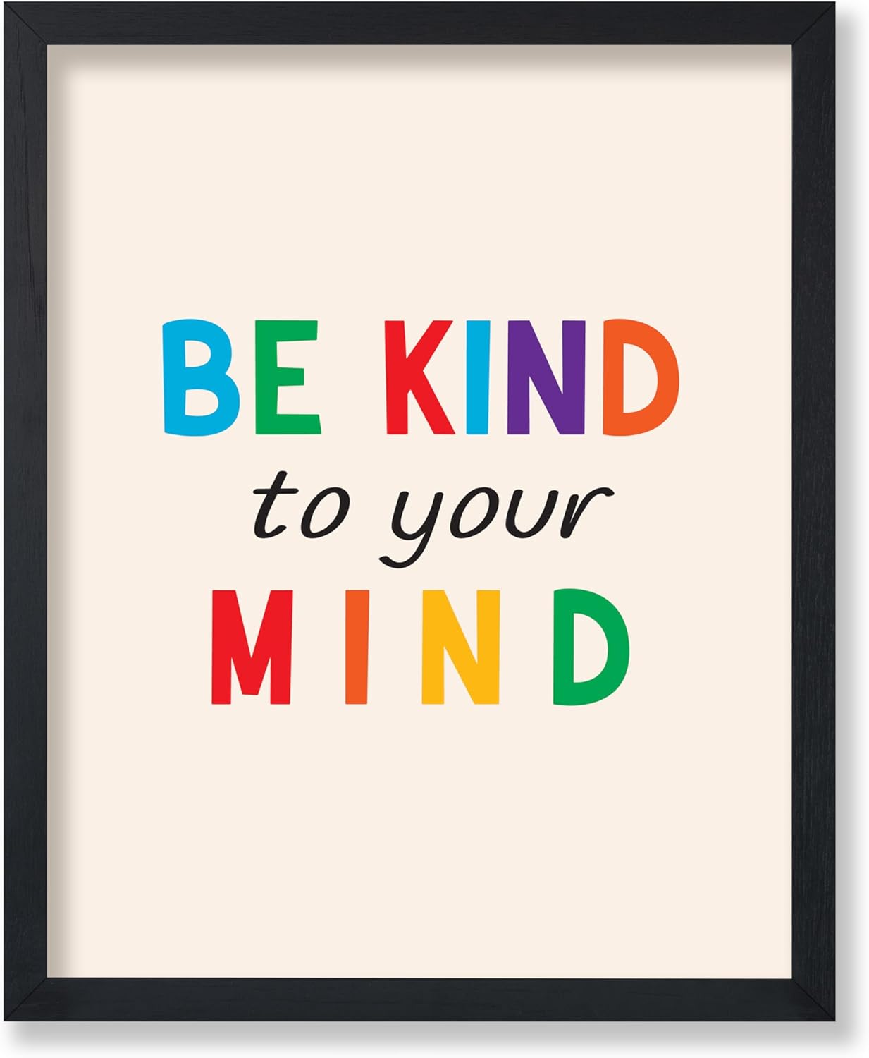 Amazon.com: Poster Master Be Kind To Your Mind Poster - Motivational ...