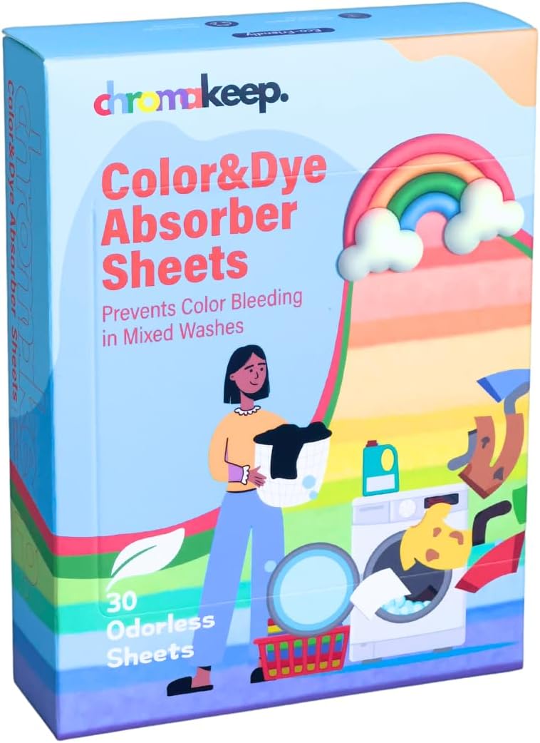 Amazon.com: Color Catcher Laundry Sheets - Avoid Color Runs & Bleeds ...