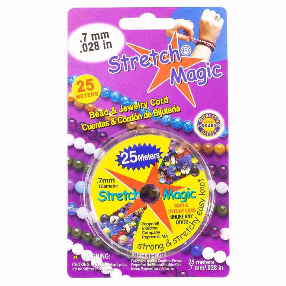 Amazon.com: Pepperell Stretch Magic Bead Jewelry Elastic Cord String ...
